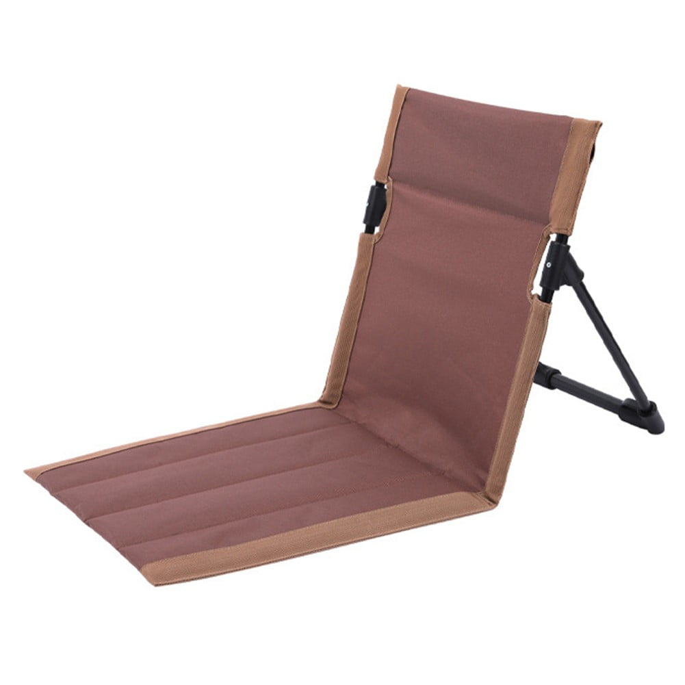 Foldable Camping Chair Ergonomic Single Lazy Back Chair for Outdoor ...