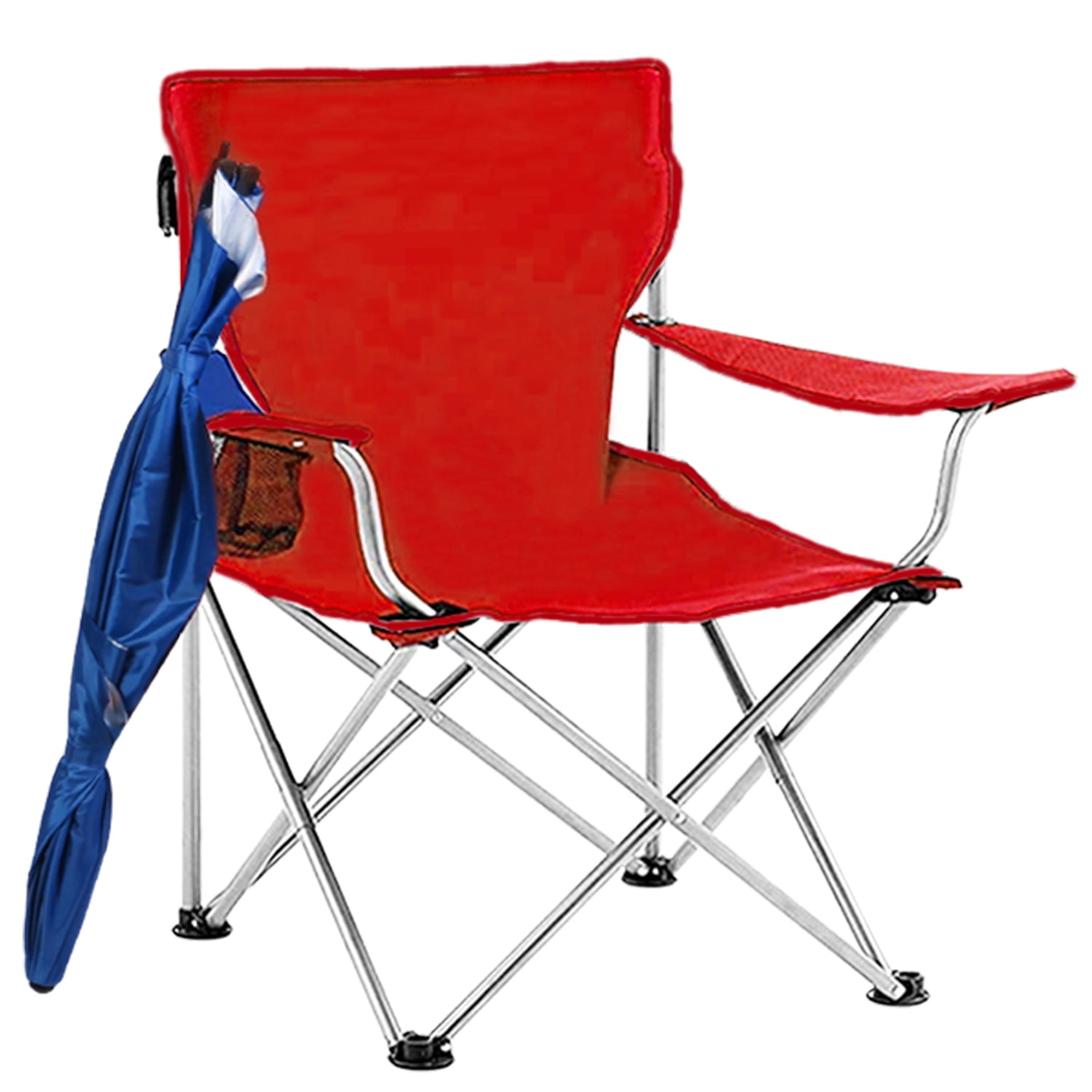 Foldable Camping Chair TeqHome Collapsible Beach Chair Outdoor Folding ...