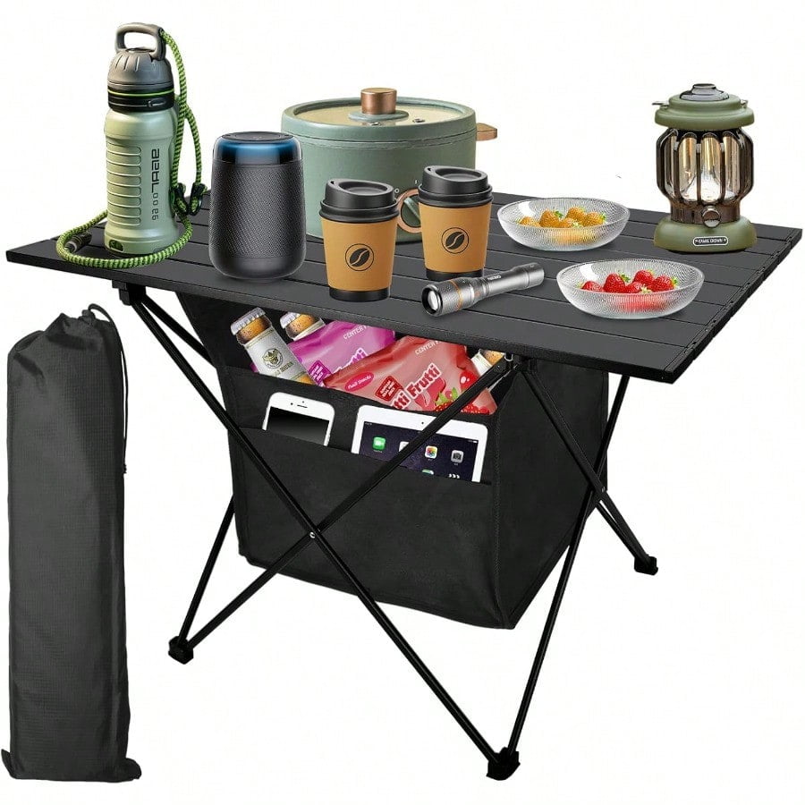 Foldable Camping Side Table Ultralight Small Beach Table Aluminum ...