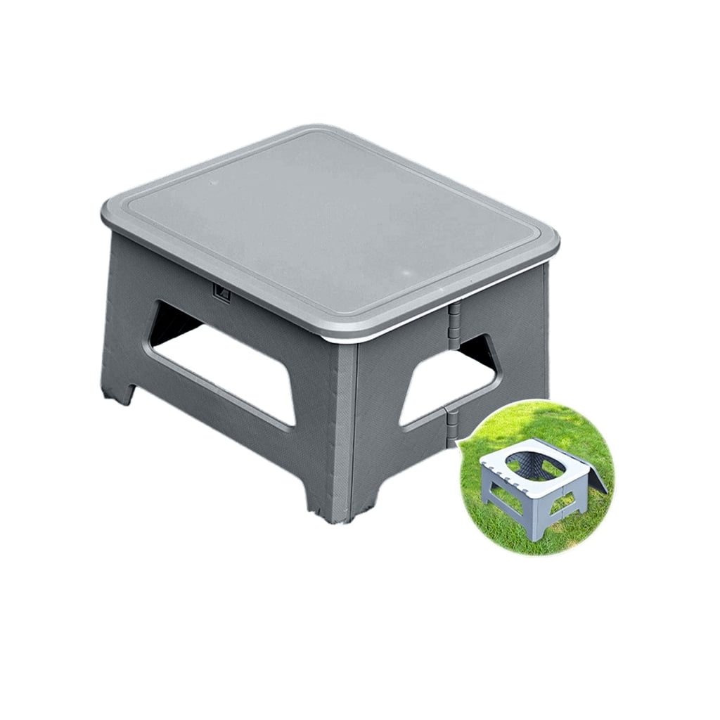 Foldable Camping Toilet with Odor-Resistant Bags, Leak-Proof & Anti ...