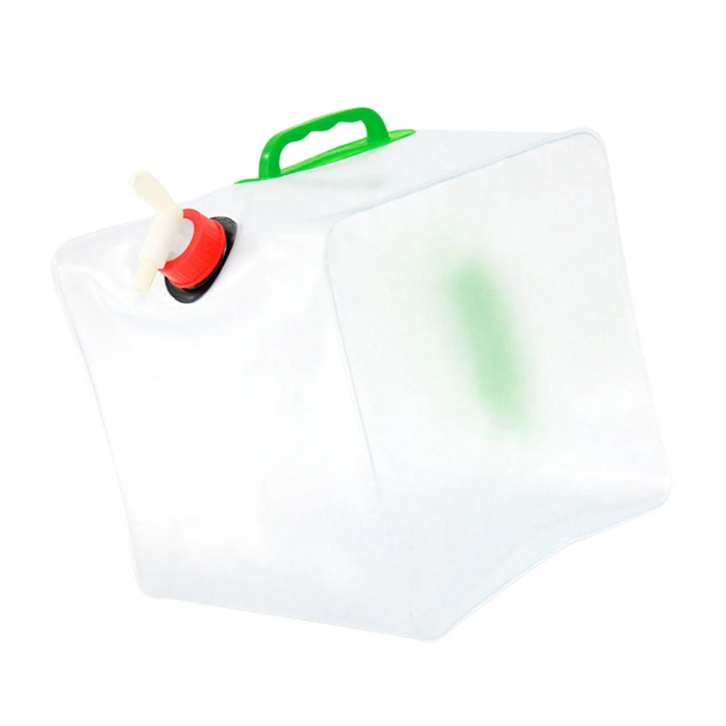 Foldable Camping Water Container with Tap Portable LeakProof Water ...