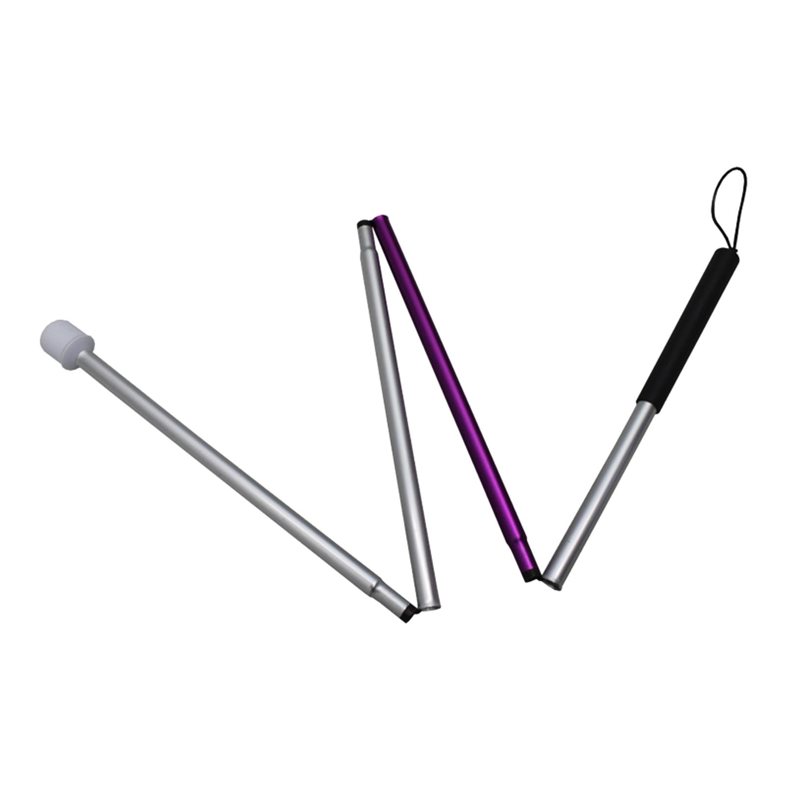 Foldable Cane Night Reflective Easy Carry 4 Sections Aluminum Alloy ...