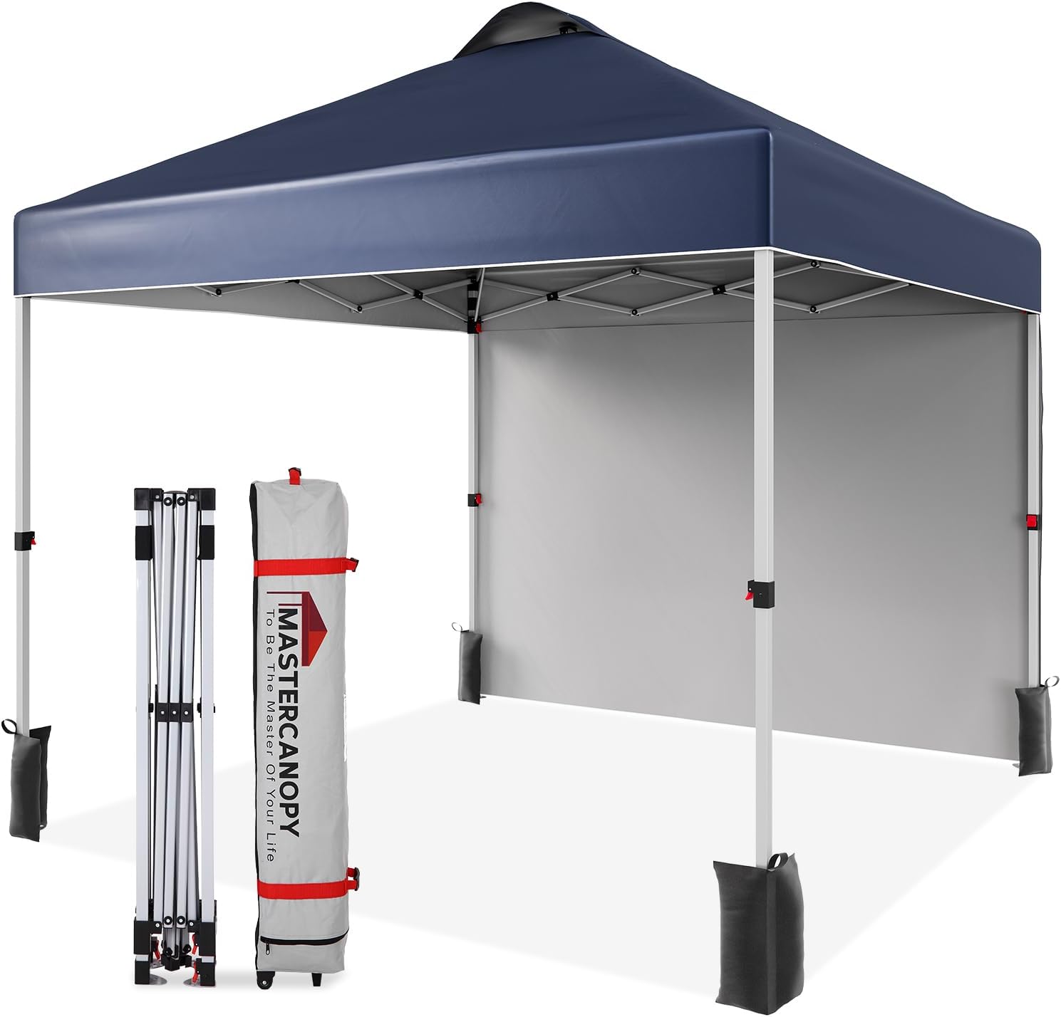 Foldable Canopy Wind Tunnel Tent, Portable Pop Up Patio Tent, Outdoor ...