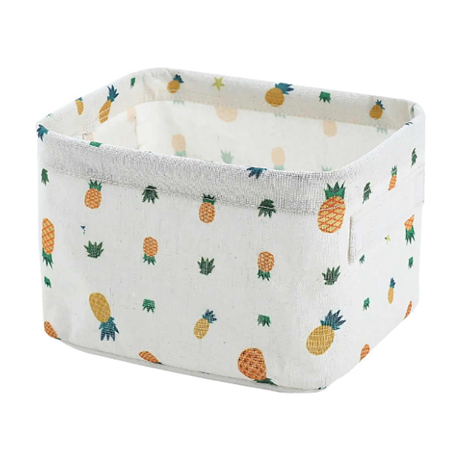 Foldable Canvas Storage Box,Fabric Storage Basket Household Desktop ...