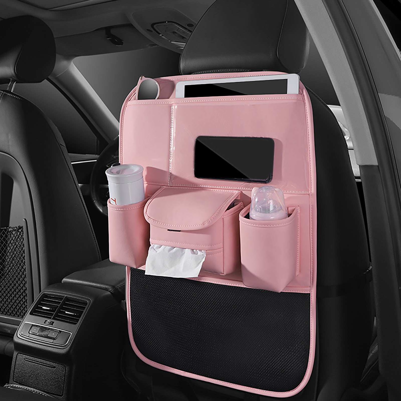 Foldable Car Food Tray Holder, Car Backseat Organizer, Multi-Functional ...