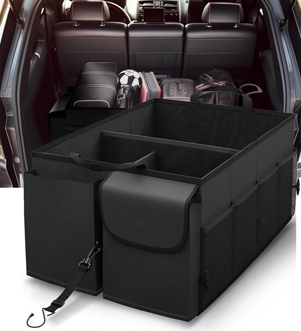 Foldable Car Organizer for Trunk & Back Seat Storage Box, Organization ...