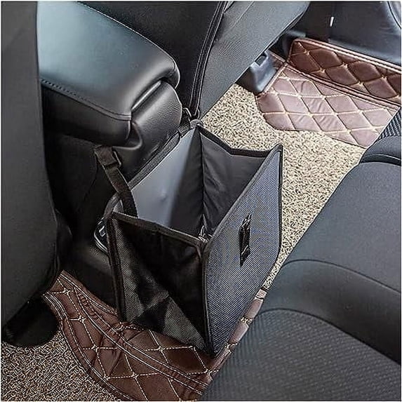 Foldable Car Trash Can, Hanging Waterproof Leakproof Trash Can Storage ...