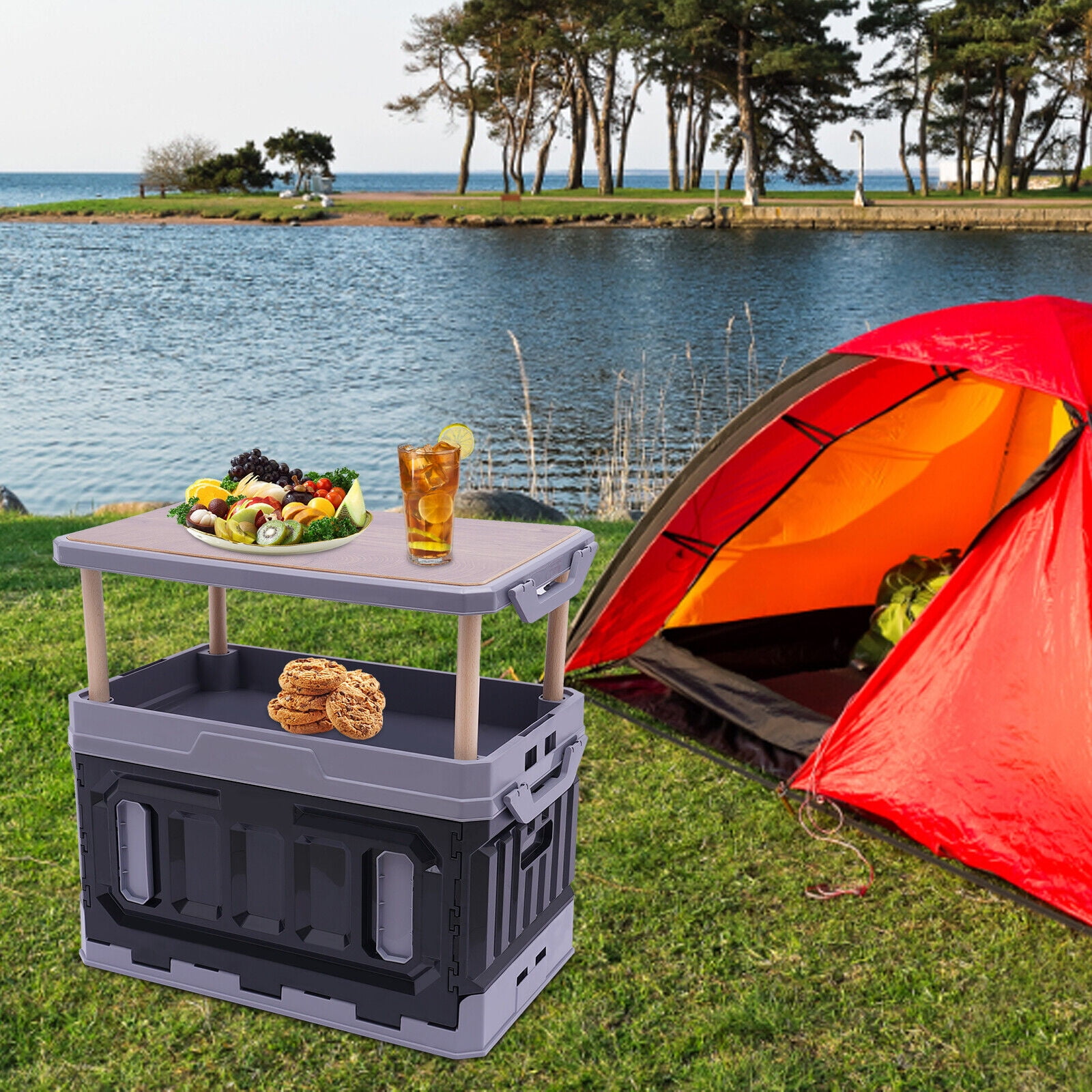 Foldable Car Trunk Organizer Folding Storage Container Box Portable for ...