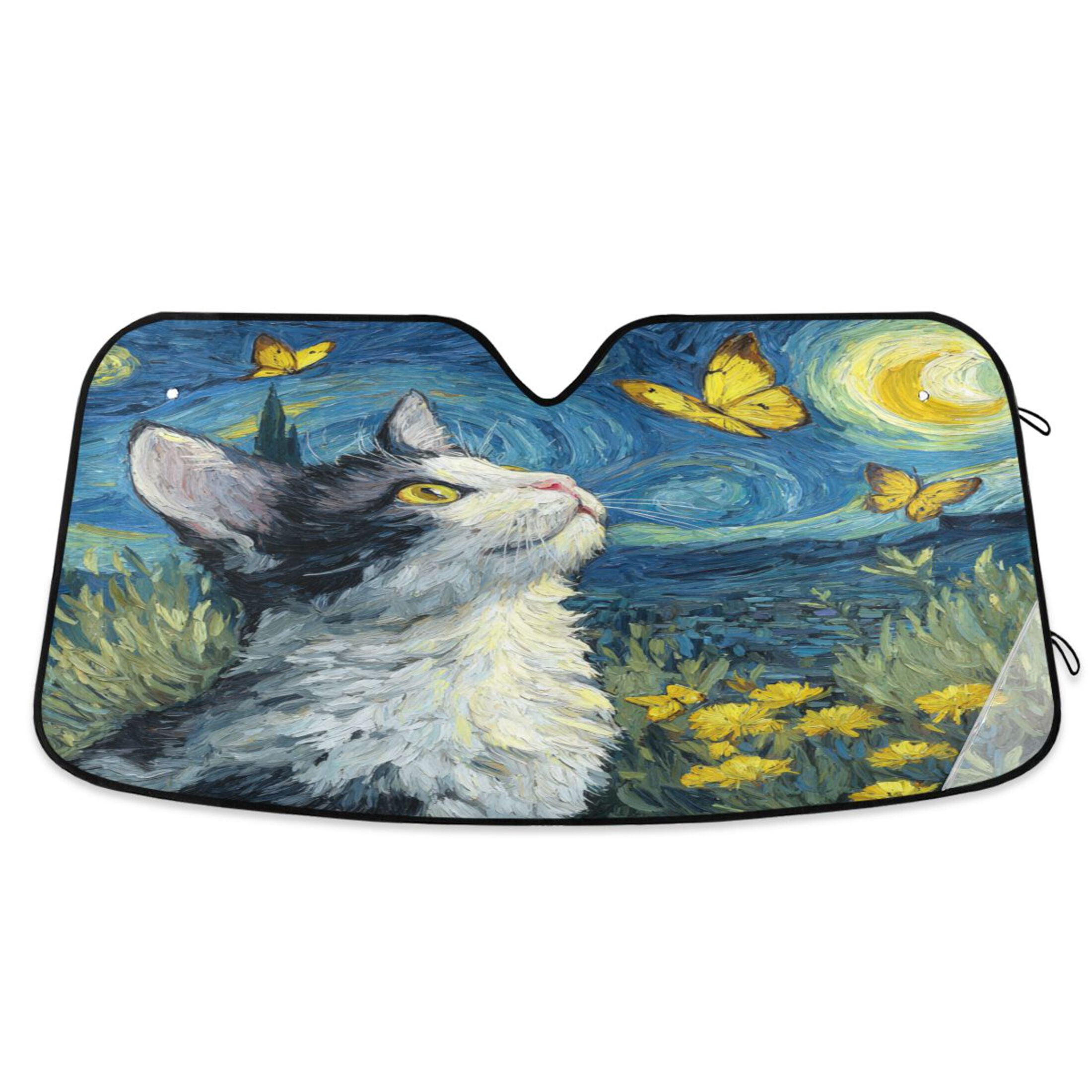 Foldable Car Windshield Sunshade UV Sun Visor Protector Blocks UV Rays ...