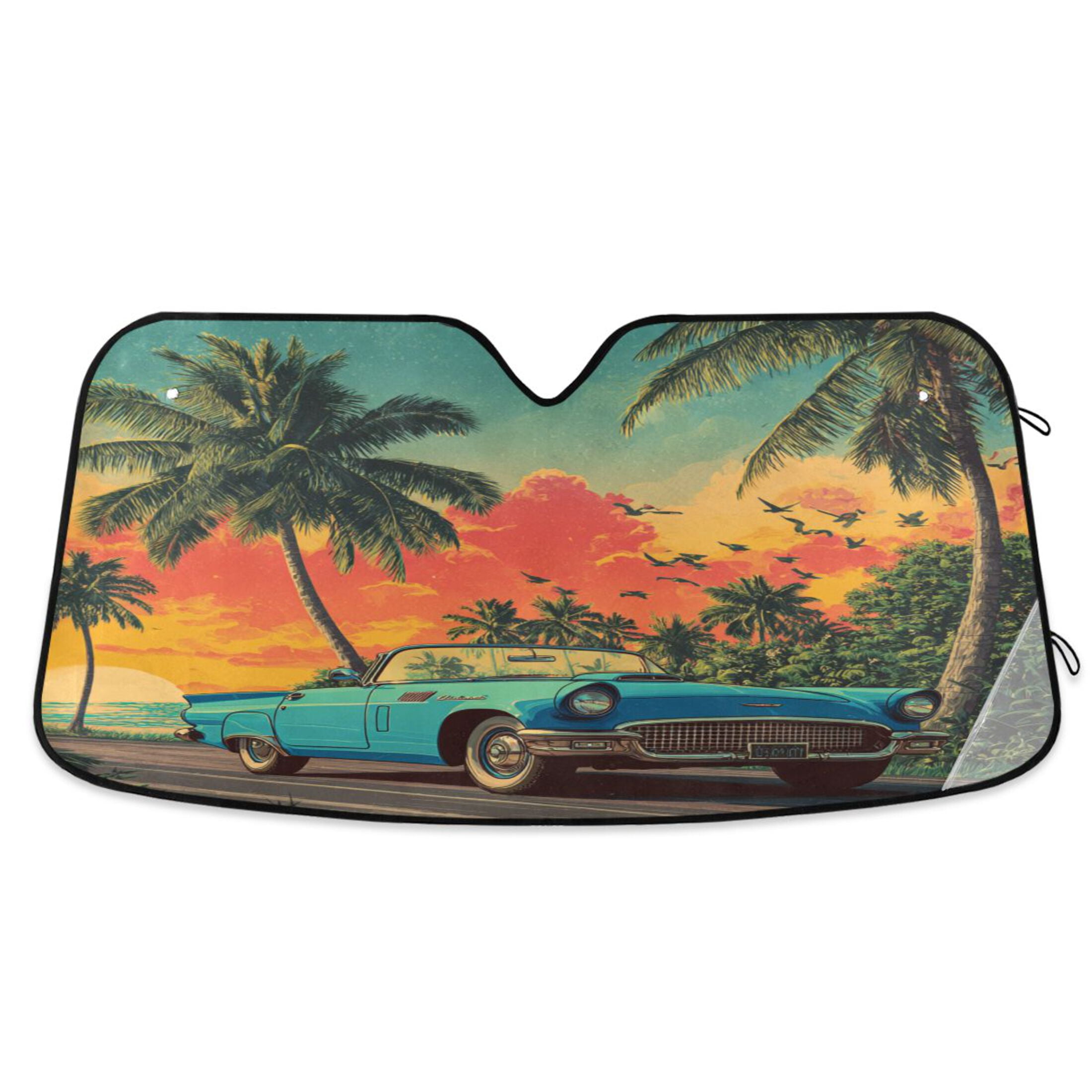 Foldable Car Windshield Sunshade UV Sun Visor Protector Blocks UV Rays ...