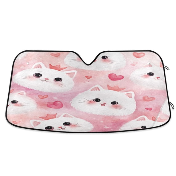 Foldable Car Windshield Sunshade UV Sun Visor Protector Blocks UV Rays ...