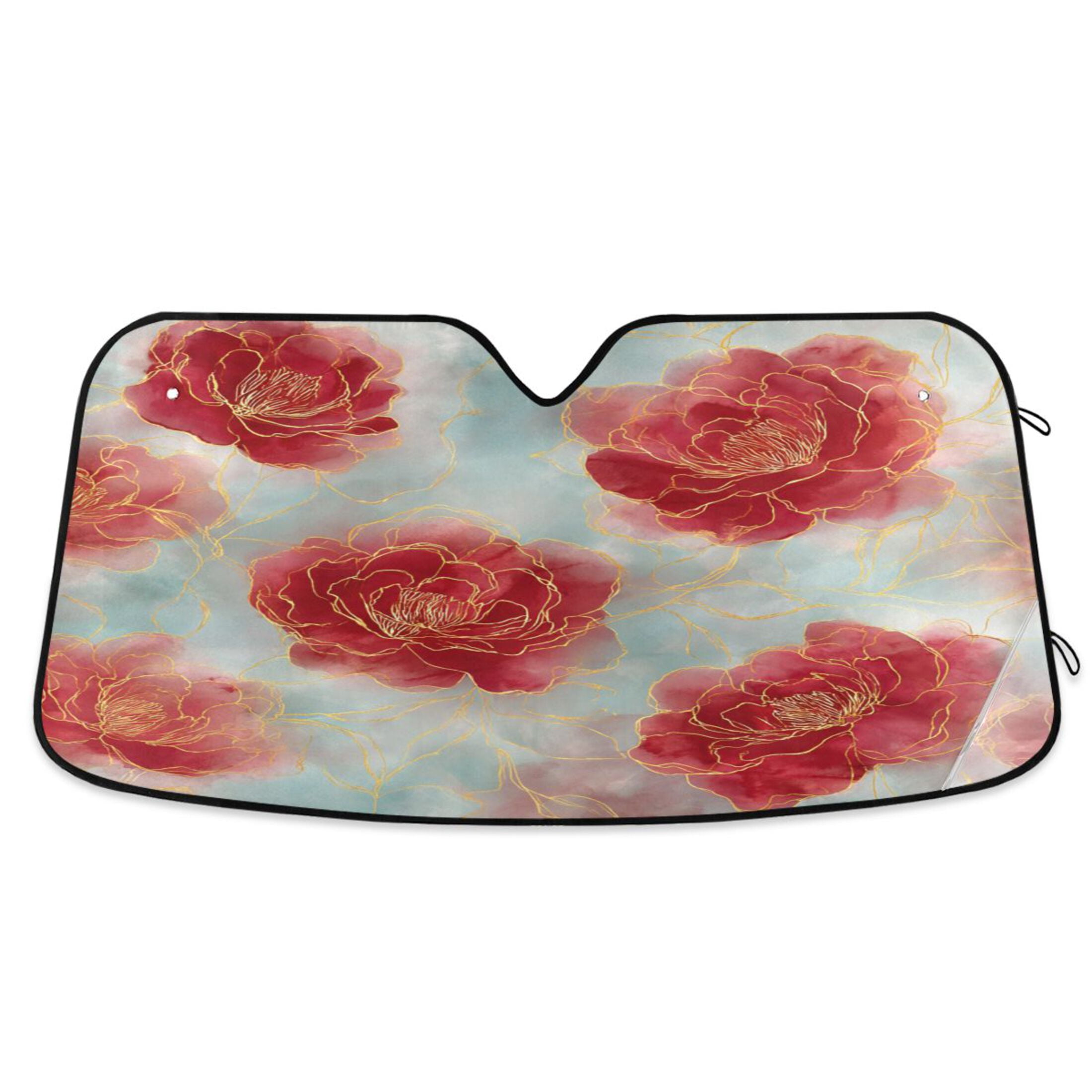 Foldable Car Windshield Sunshade UV Sun Visor Protector Blocks UV Rays ...