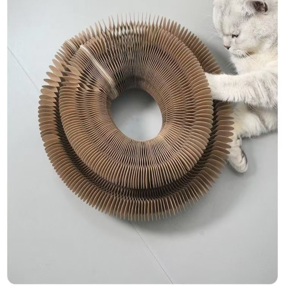 Foldable Cardboard Cat Scratch Pad - Durable Cat Toy Pet Scratching ...