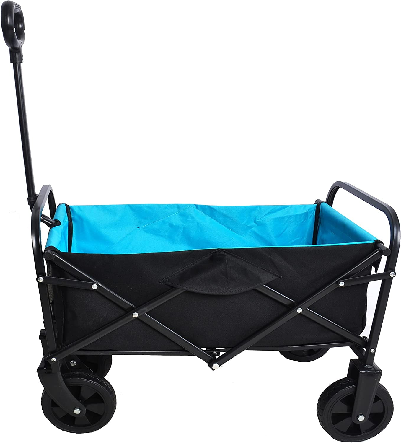 Foldable Cart with Wheels, Beach Cart, Collapsible Wagon, Shopping Cart ...