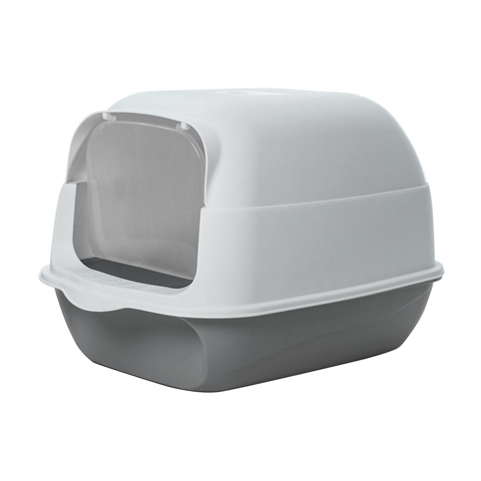 Foldable Cat Litter Box, Fully Enclosed Litter Box with Lid, Covered ...