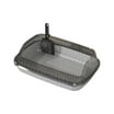 Petmate Hi-Back Open Top High Sided Cat Litter Box 23" Plastic Cat ...