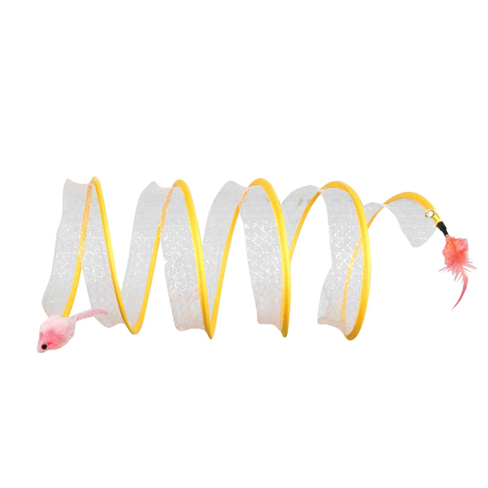 Foldable Cat Track Toy Interactive Play Tunnel Channel for Indoor ...