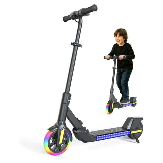 Foldable Children's Electric Scooter (Ages 6-14) - Top Speed 16 km/h ...