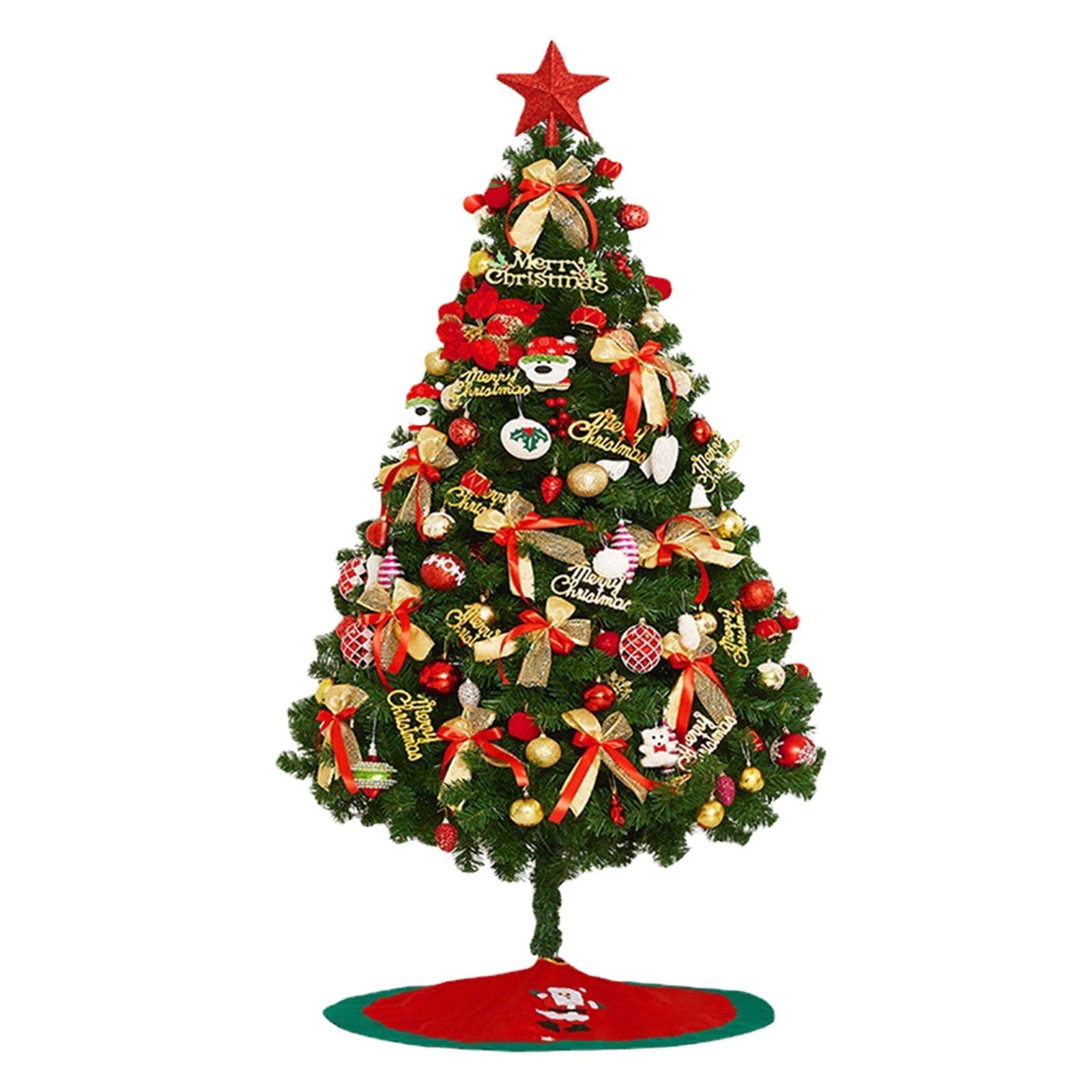Foldable Christmas Tree With Multiple Decorations For Kids Indoor ...