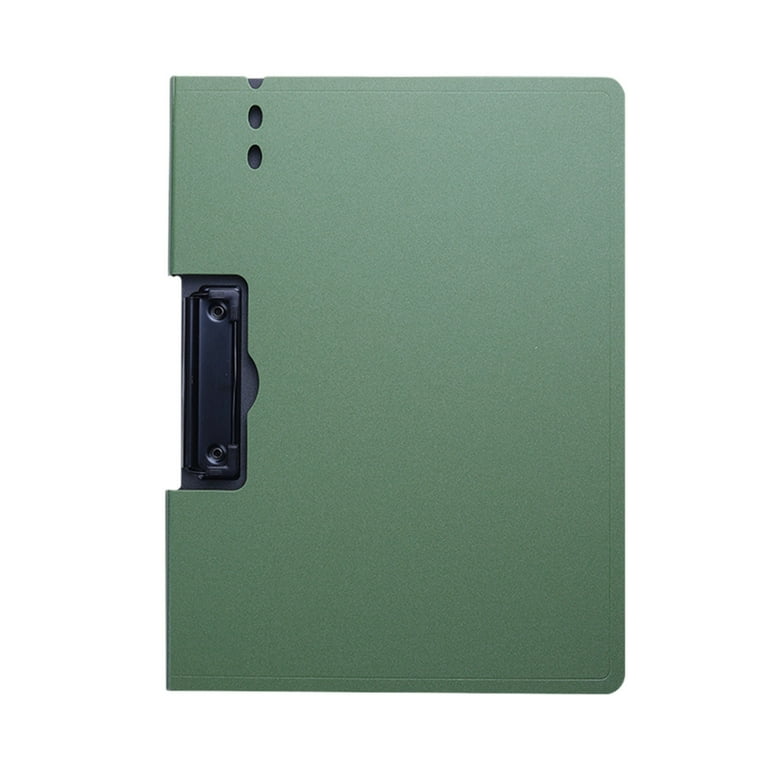 Foldable Clipboard with Cover A4 Punchless Binder with Clamp Letter Size Clip File Folder Classic Office Clipboard Document Folder Organizer for Nursing School Business Multicolor Walmart