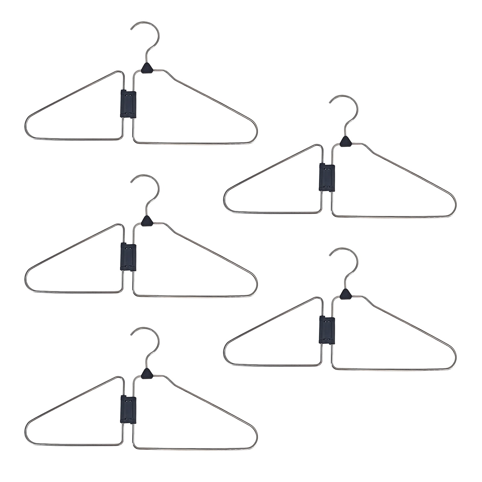 Foldable Clothes Hanger 1/5pcs Folding Clothes Hangers Strong Load ...