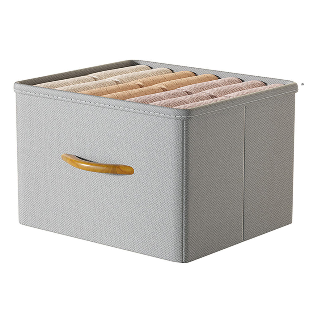 Foldable Clothes Organize Box Sturdy Organizing Fabric Box for Shelves ...