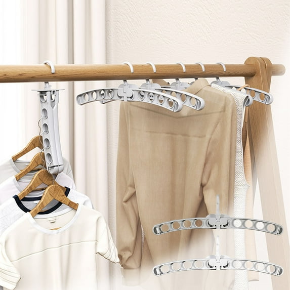 Foldable Clothes Rack, Portable Travel Drying Rack, Porous Metal, Multi ...