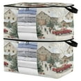 Foldable Clothes Storage Bags Clothes Organizer Bin with Clear Windows ...