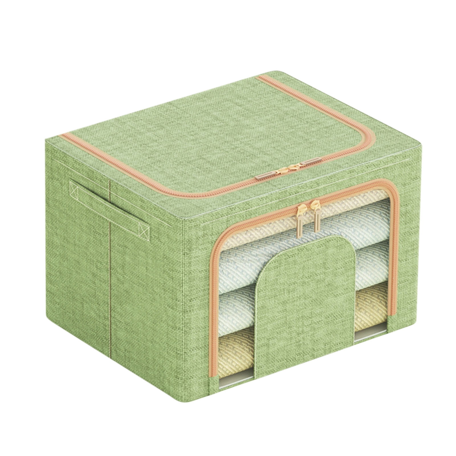 Foldable Clothing Storage Box Organizer | Cotton Linen Fabric Storage ...