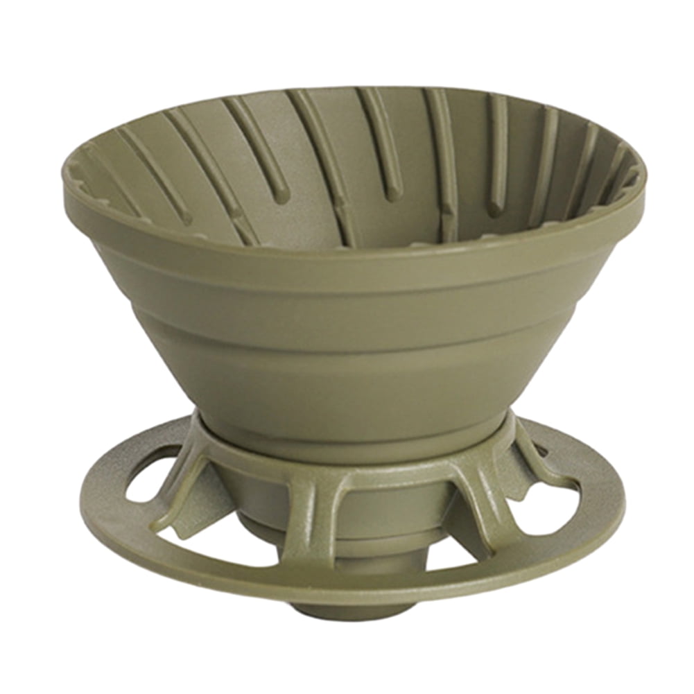 Foldable Coffee Filter Dripper for V60/Cake Cup Filter Paper (Army ...