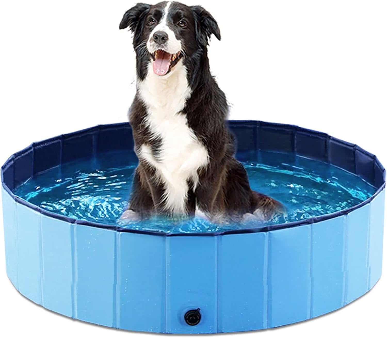 Foldable & Collapsible Dog Bath Pool, Portable Pet Bathing Tub, Wading ...