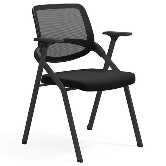 Foldable Conference Room Chairs with Wheels,Folding Office Desk Chair ...