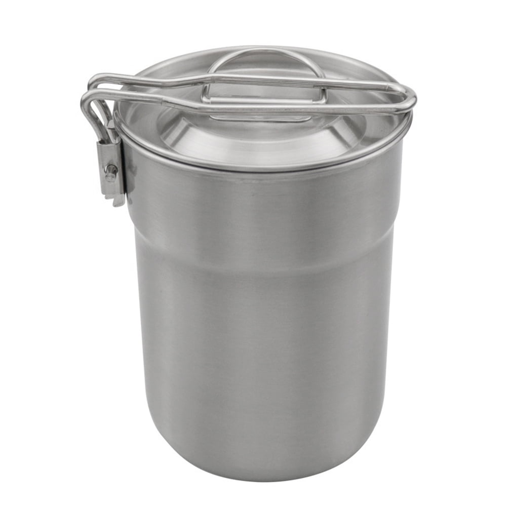 Foldable Cooking Tableware Pots Outdoor Camping Picnic Cookware Coffee ...