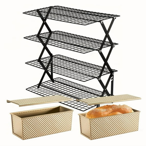 Foldable Cooling Rack,Muffin Cups, Outdoor Picnic Rack, Wire Cooling Rack for Baking, Cookies ...