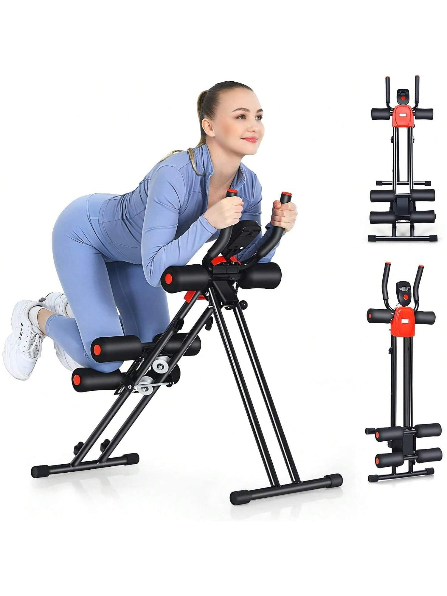 Foldable Core Abdominal Trainer, AB Workout Machine Exercise Equipment ...