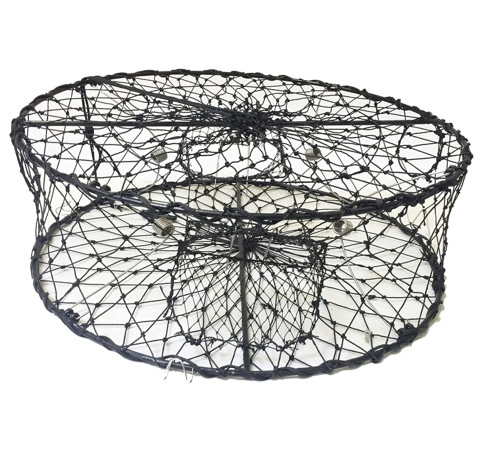 Foldable Crab Trap - 30x10 Inch Collapsible Stainless Steel Crab Pot ...