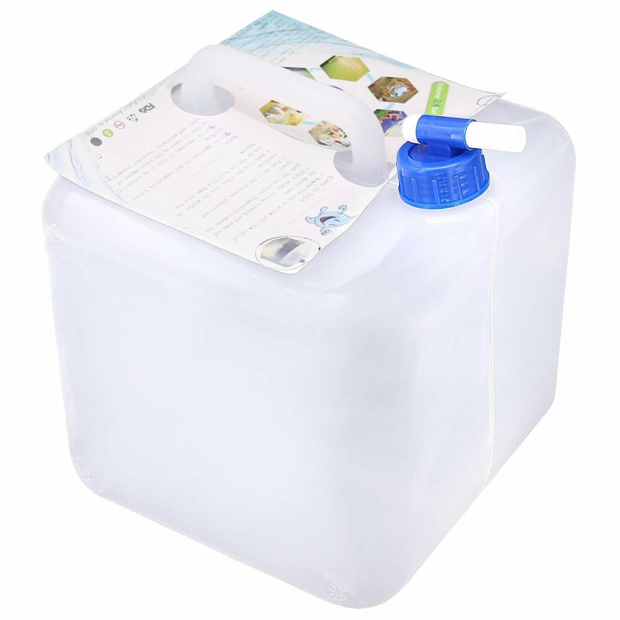 Foldable Cube Camping Water Container Collapsible Hiking Water Bag BPA ...