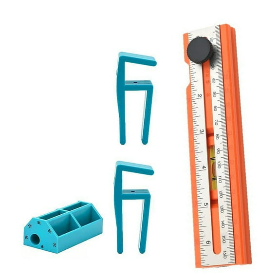 Foldable Depth Measuring Ruler Woodworking Multi Angled Marking Ruler ...