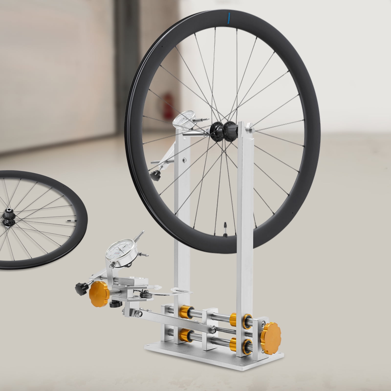Foldable Design Bicycle Wheel Truing Stand Repair Tool Kit with 3 ...