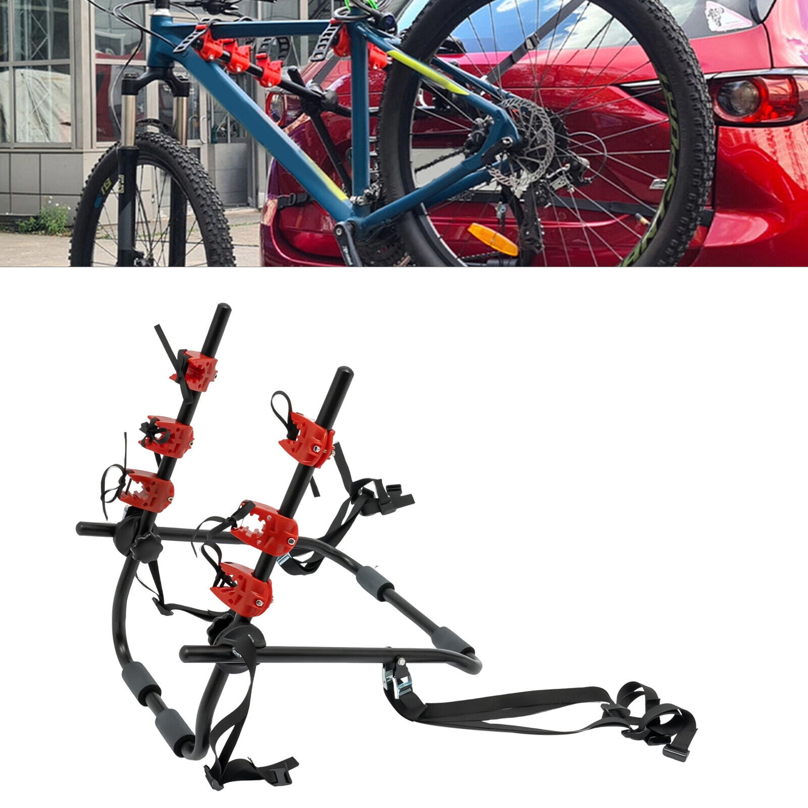 Foldable Design Trunk Bike Rack With a 44.1lbs Strong Load-bearing ...