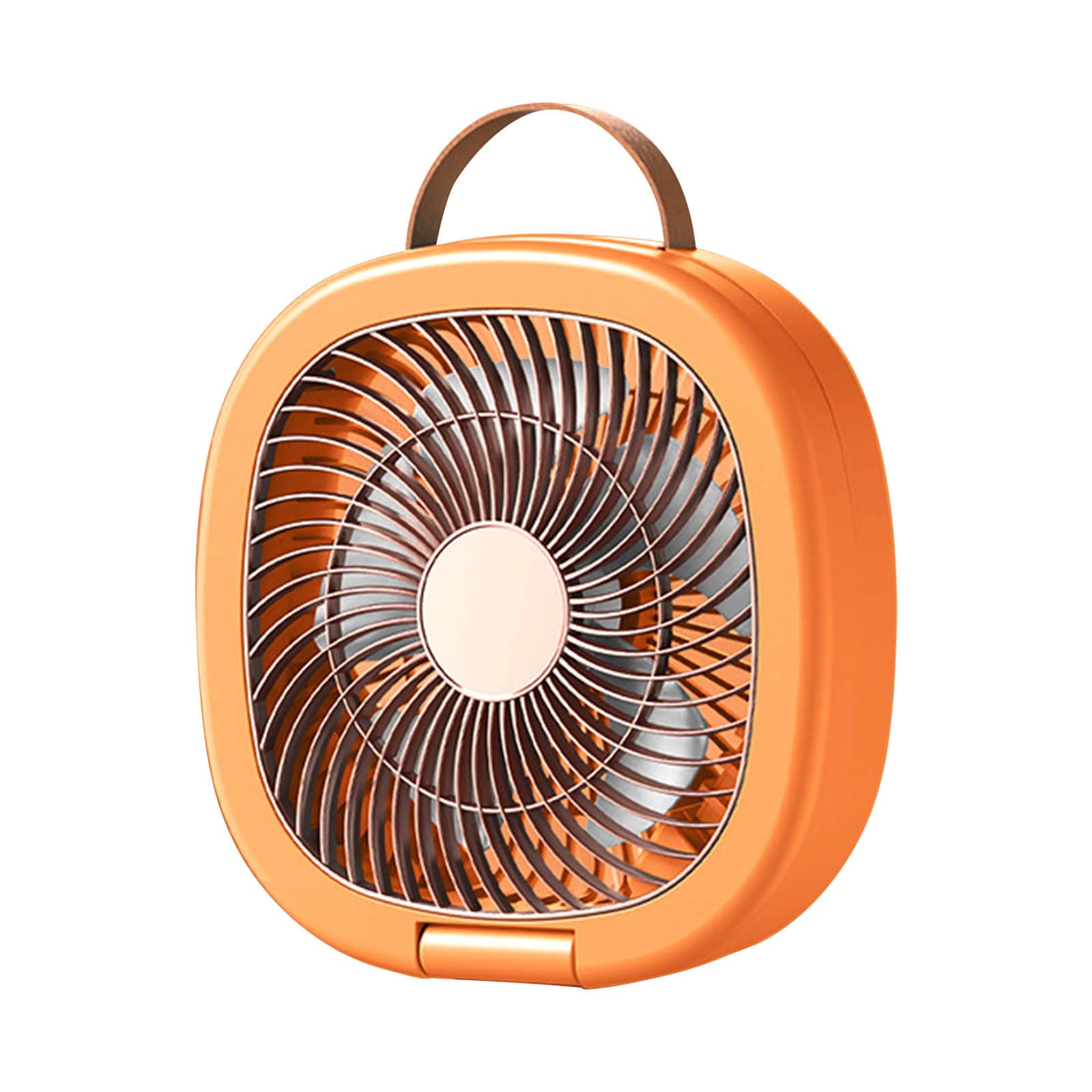 Foldable Desktop Fan, LED Display Small Portable Fans, With Digital ...