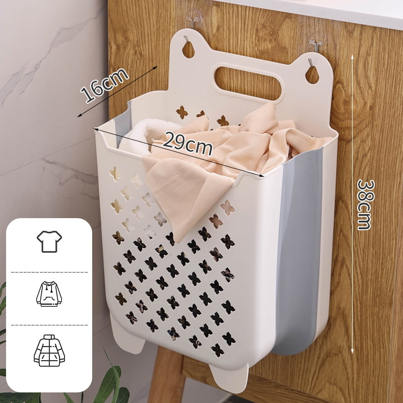 Foldable Dirty Laundry Basket, Aesthetic Dirty Clothes Bin for Laundry ...