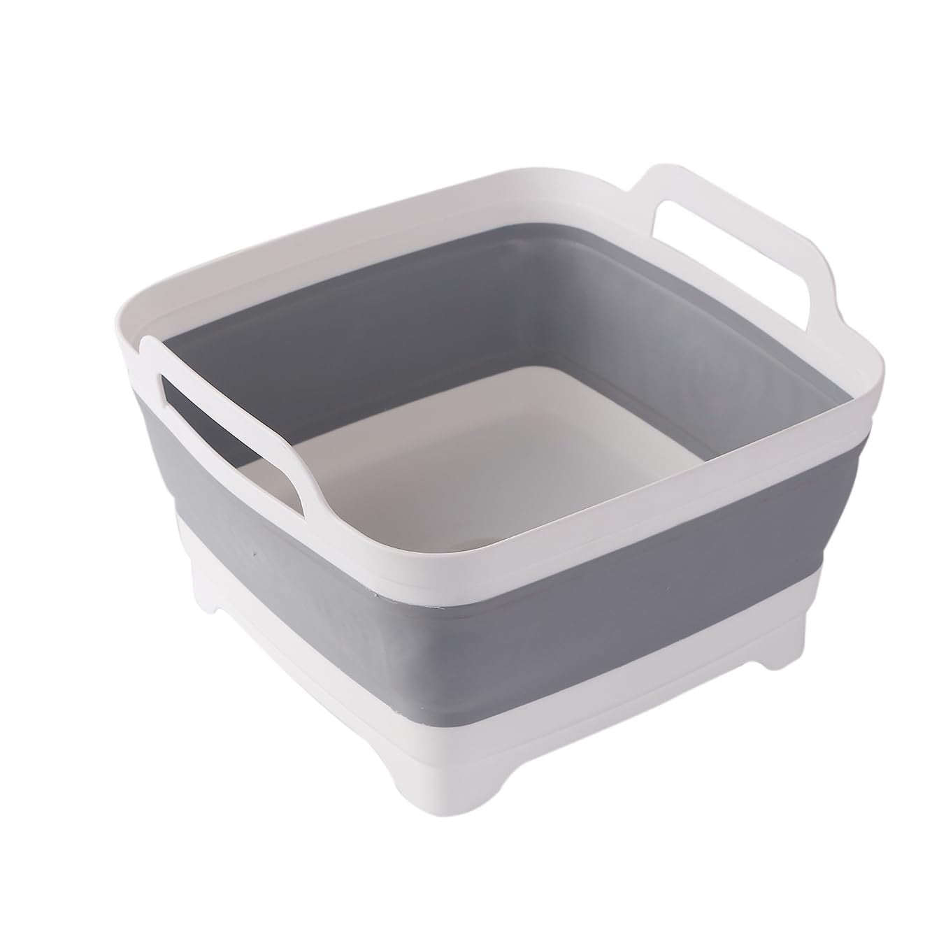Foldable Dish Tub - PP+TPR Material, 9L Capacity - Portable, Drain Hole ...