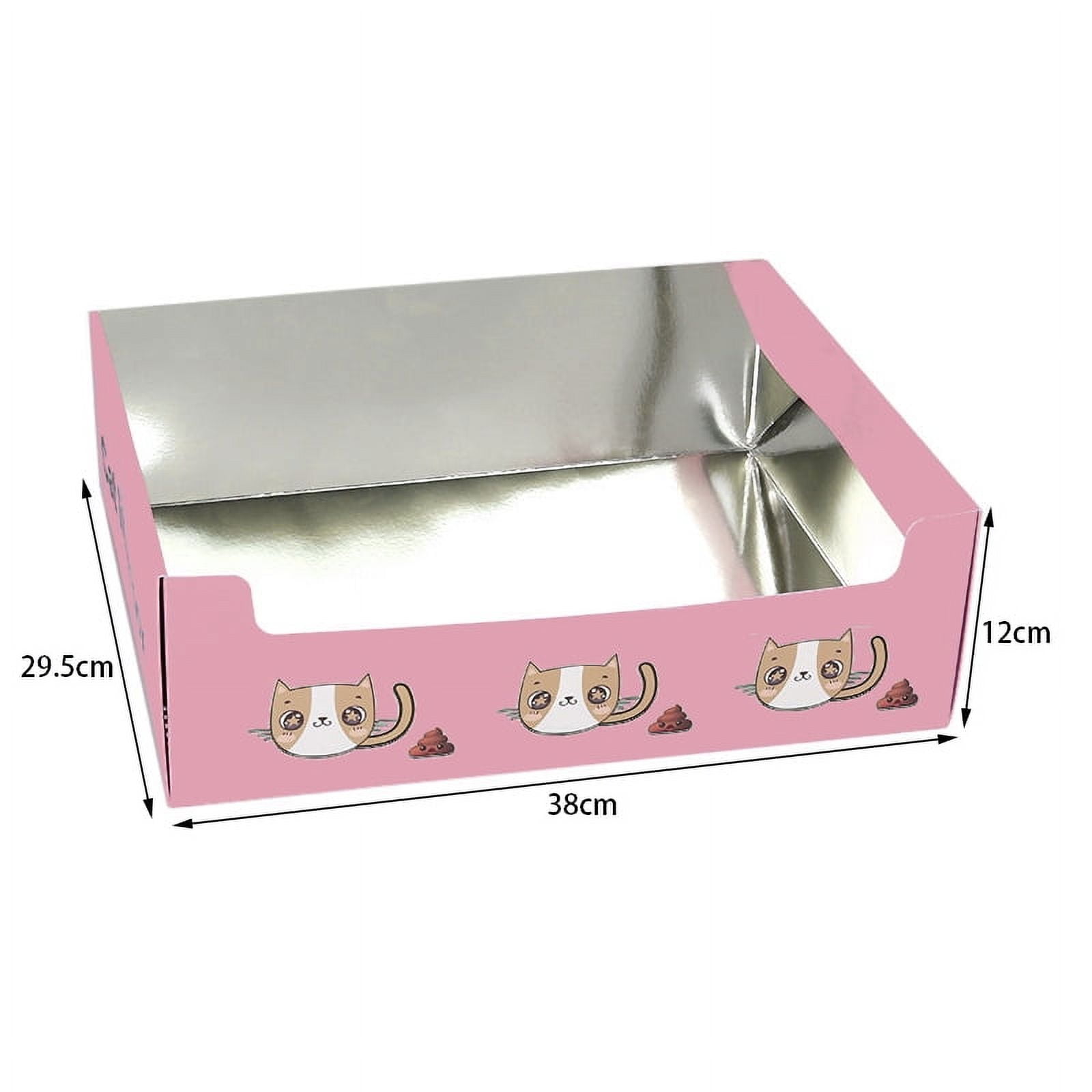 Foldable Disposable Cat Litter Box Pet Sand Box Container Kitten Travel ...