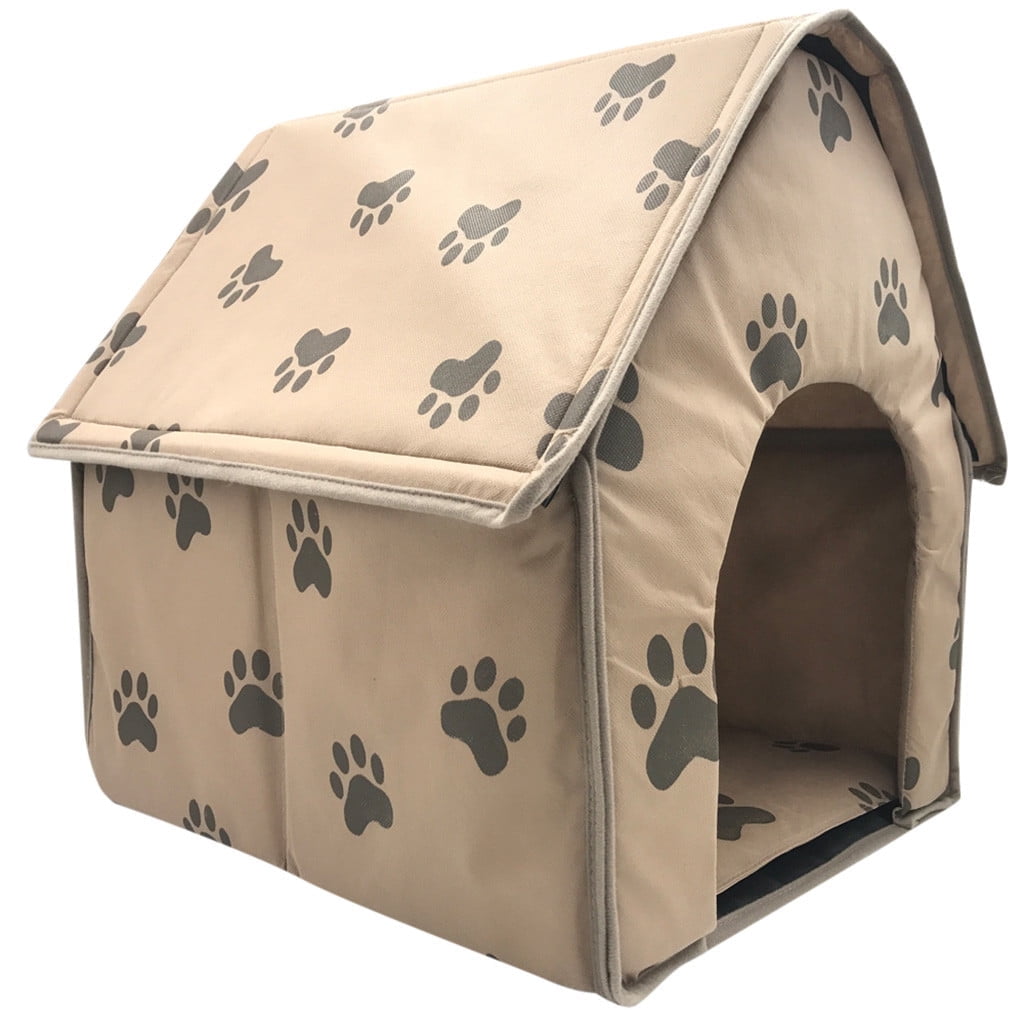 Foldable Dog House Foldable Small Pet Bed Weatherproof, Portable Dog ...
