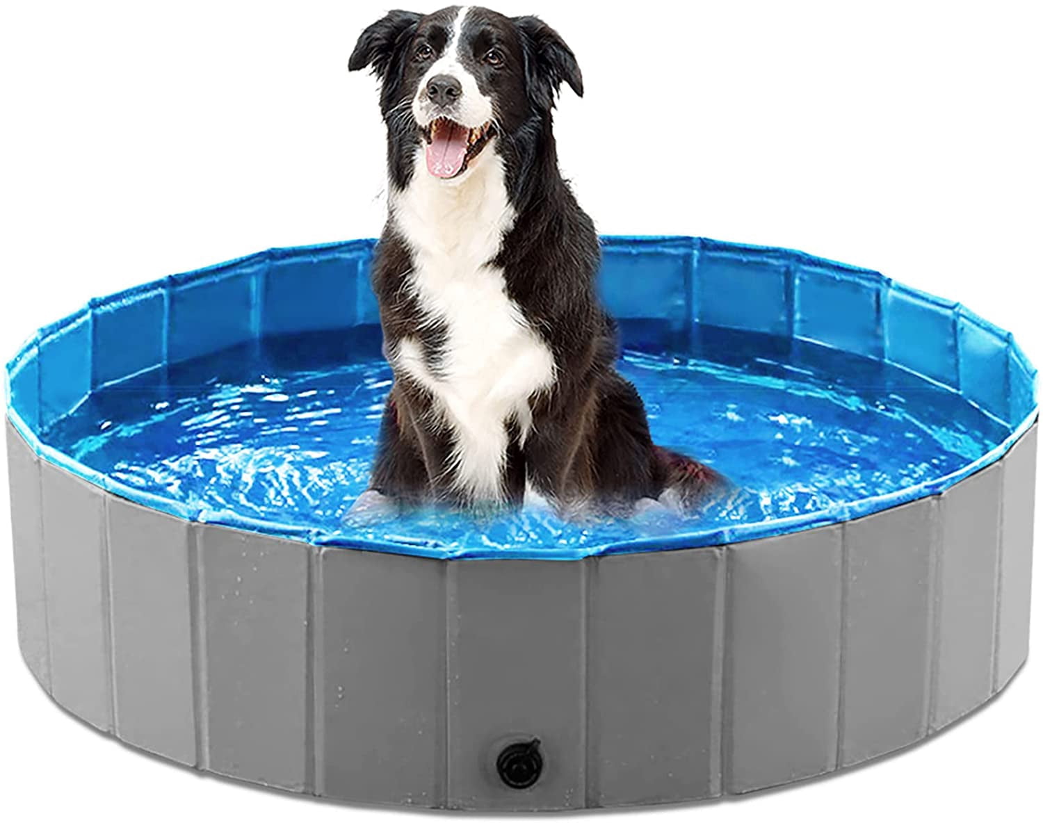 Foldable Dog Pet Bath Pool Collapsible Dog Pet Pool Bathing Tub Kiddie ...