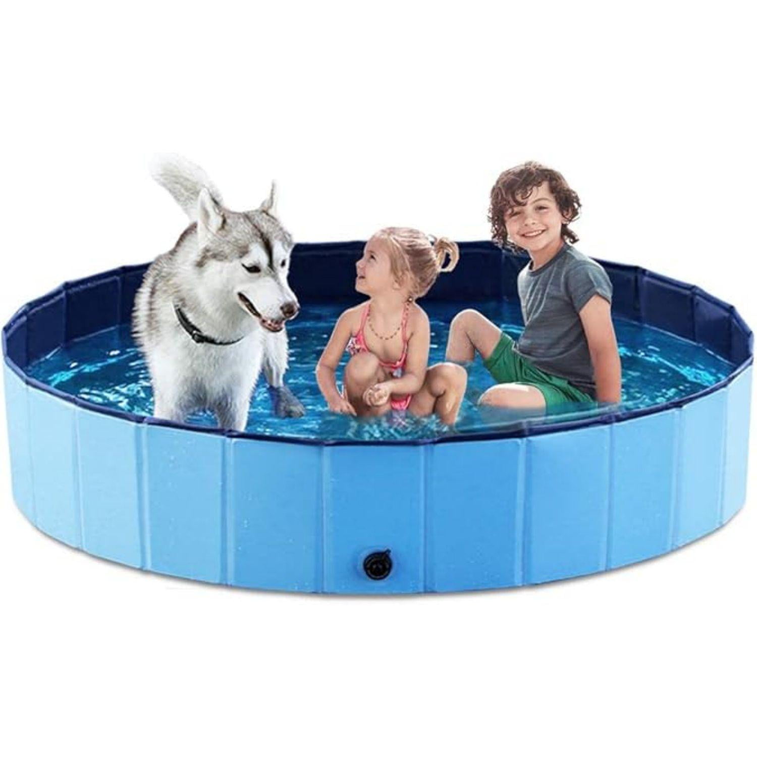 Foldable Dog Pet Bath Pool Collapsible Dog Pet Pool Bathing Tub Kiddie ...