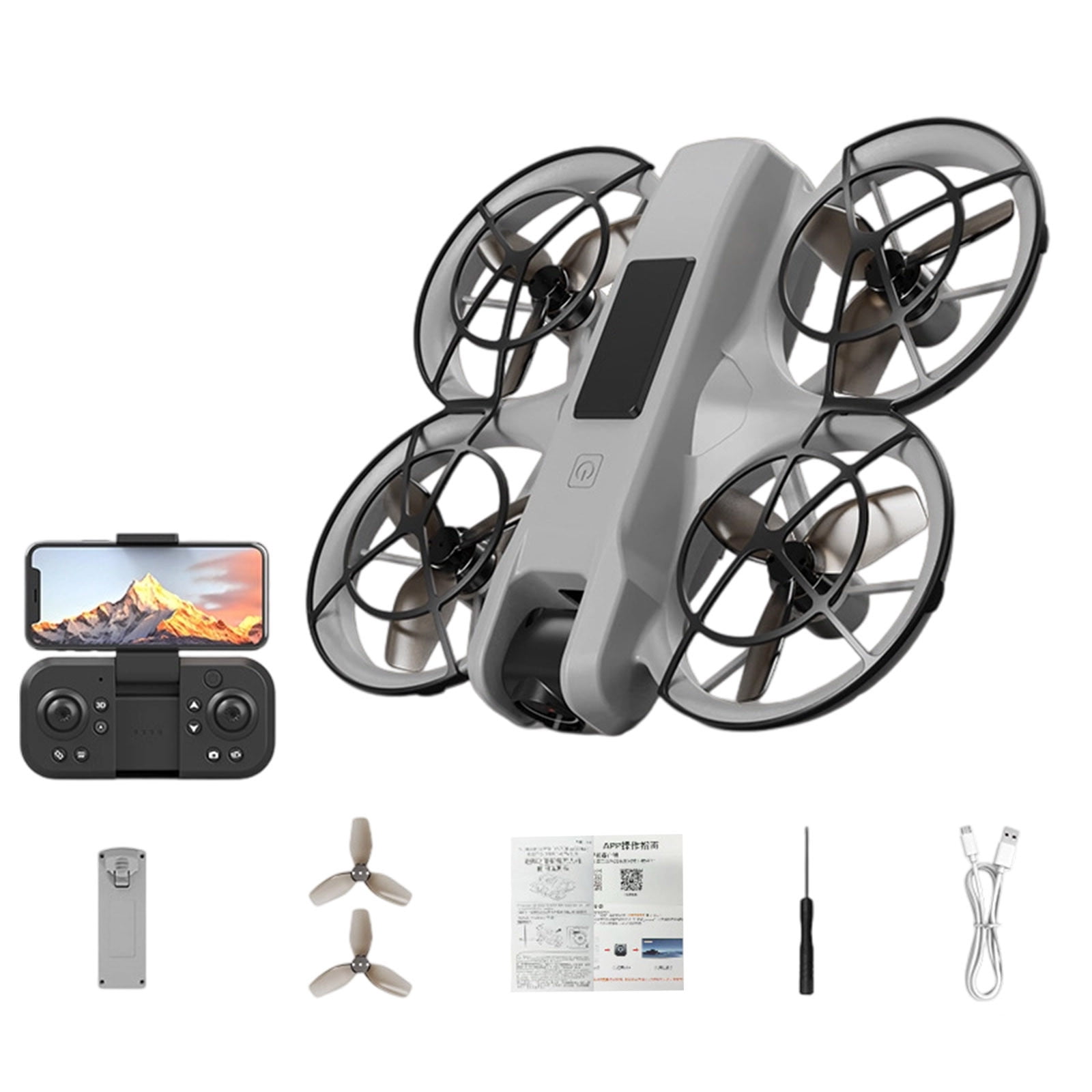 Foldable Drone With Brushless Motor 8K Camera Optical Flow Positioning ...