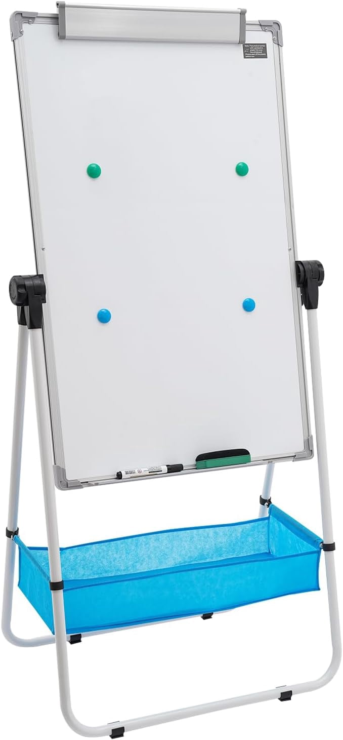Foldable Dry Erase Board Portable Writing Whiteboard with Stand and ...