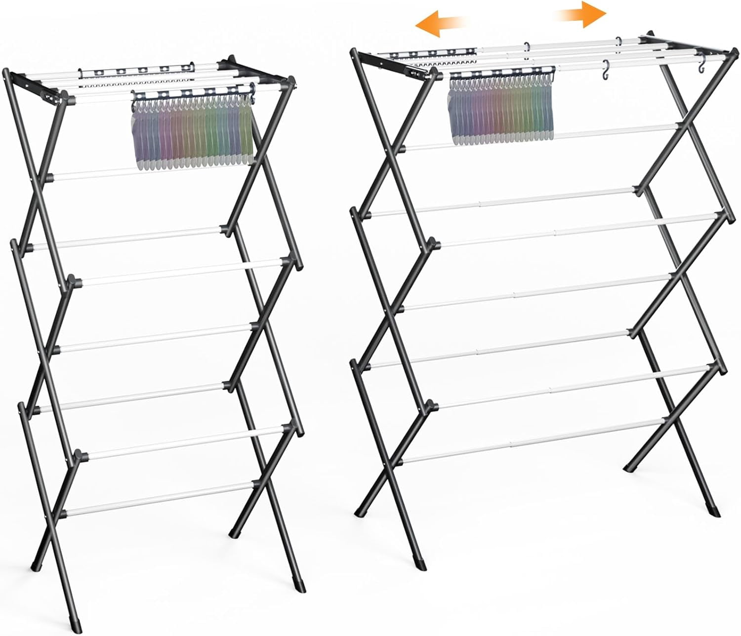 Foldable Drying Rack Clothing, Clothes Drying Rack Folding Indoor ...